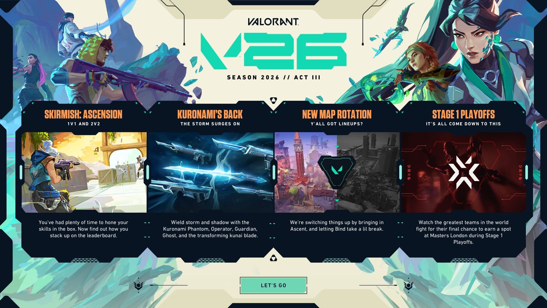 VALORANT Season 2026 Act 3 Battlepass: Skins, Cards, Gun Buddies ...