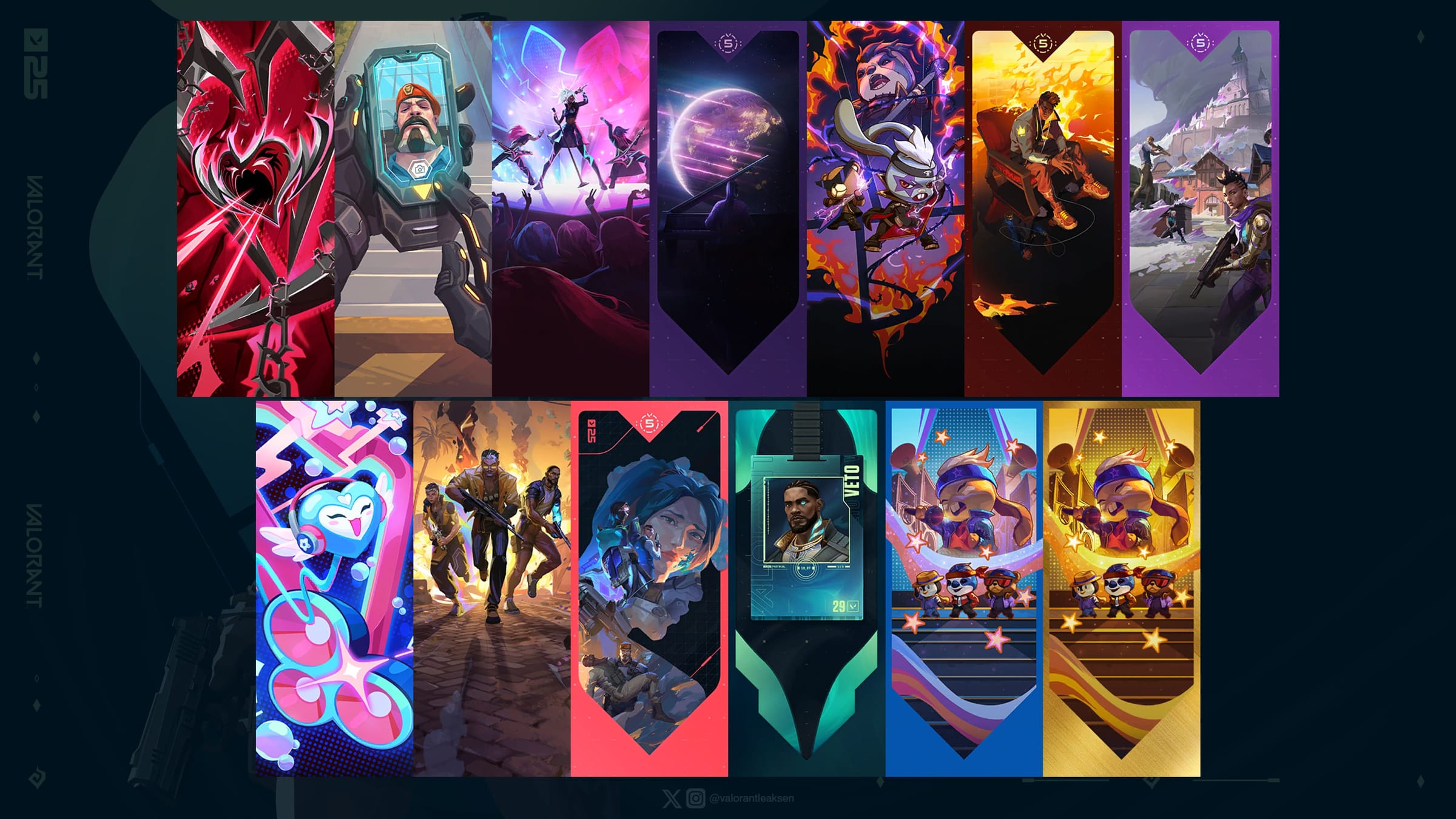 VALORANT Season 2025 Act 6 Battlepass: Skins, Cards, Gun Buddies ...